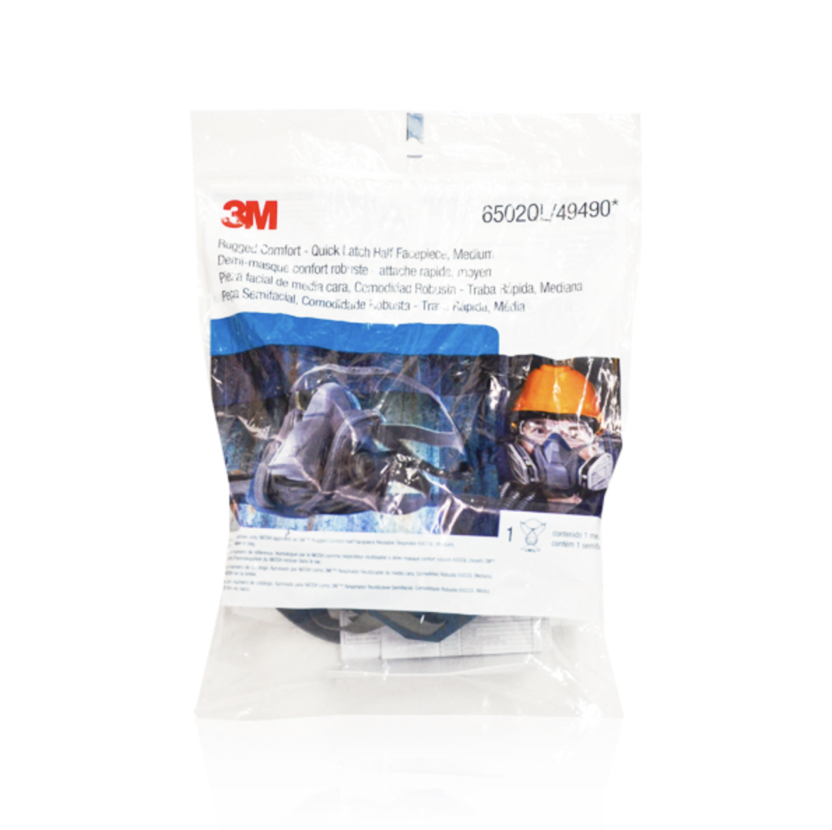 Amigo Safety :: Respirador Silicón/Nylon Media Cara Deslizable con ...